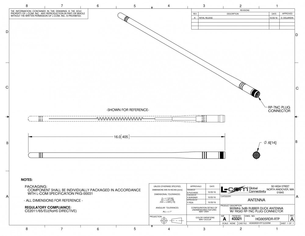 HG905RDR-RTP technical document preview