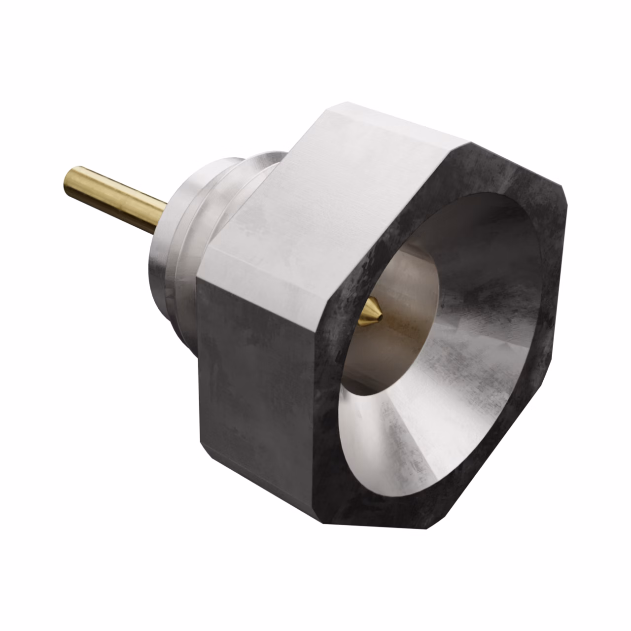SMP-MAX Plug, Straight, Smooth Bore, Catchers Mitt, Panel Mount, Thread-in, 50 Ohms for sale