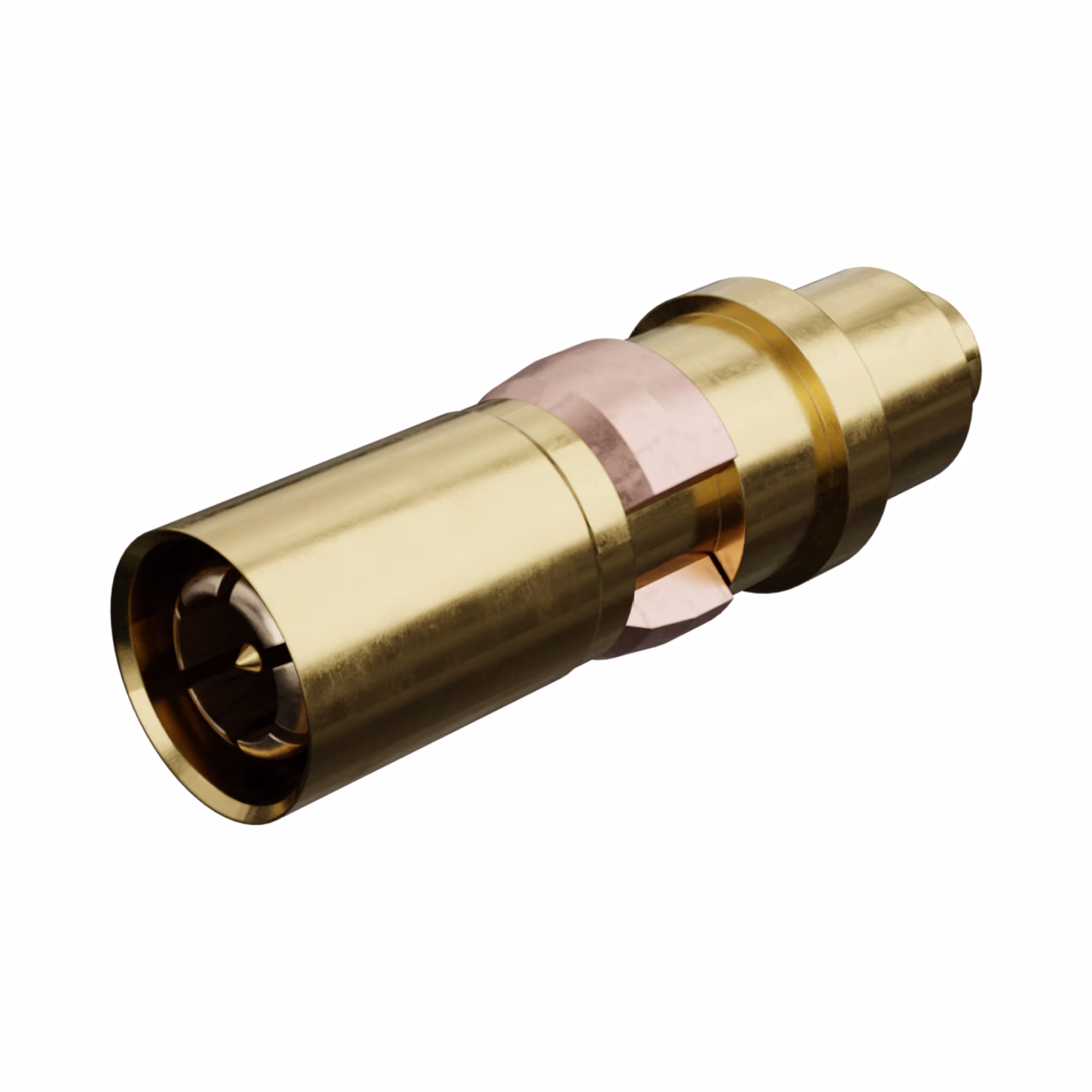 Din 1.0/2.3 (41626) Jack, Straight, Solder, with Retaining Clip, .047