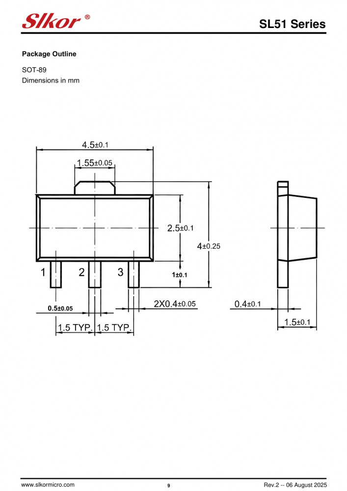 SL51 datasheet page 9