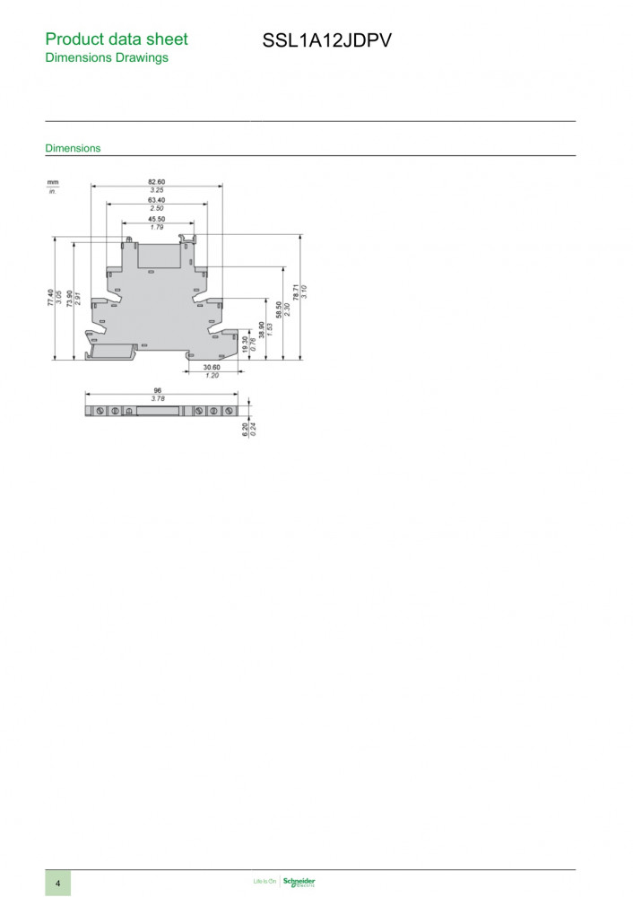 SSL1A12JDPV technical document page 4