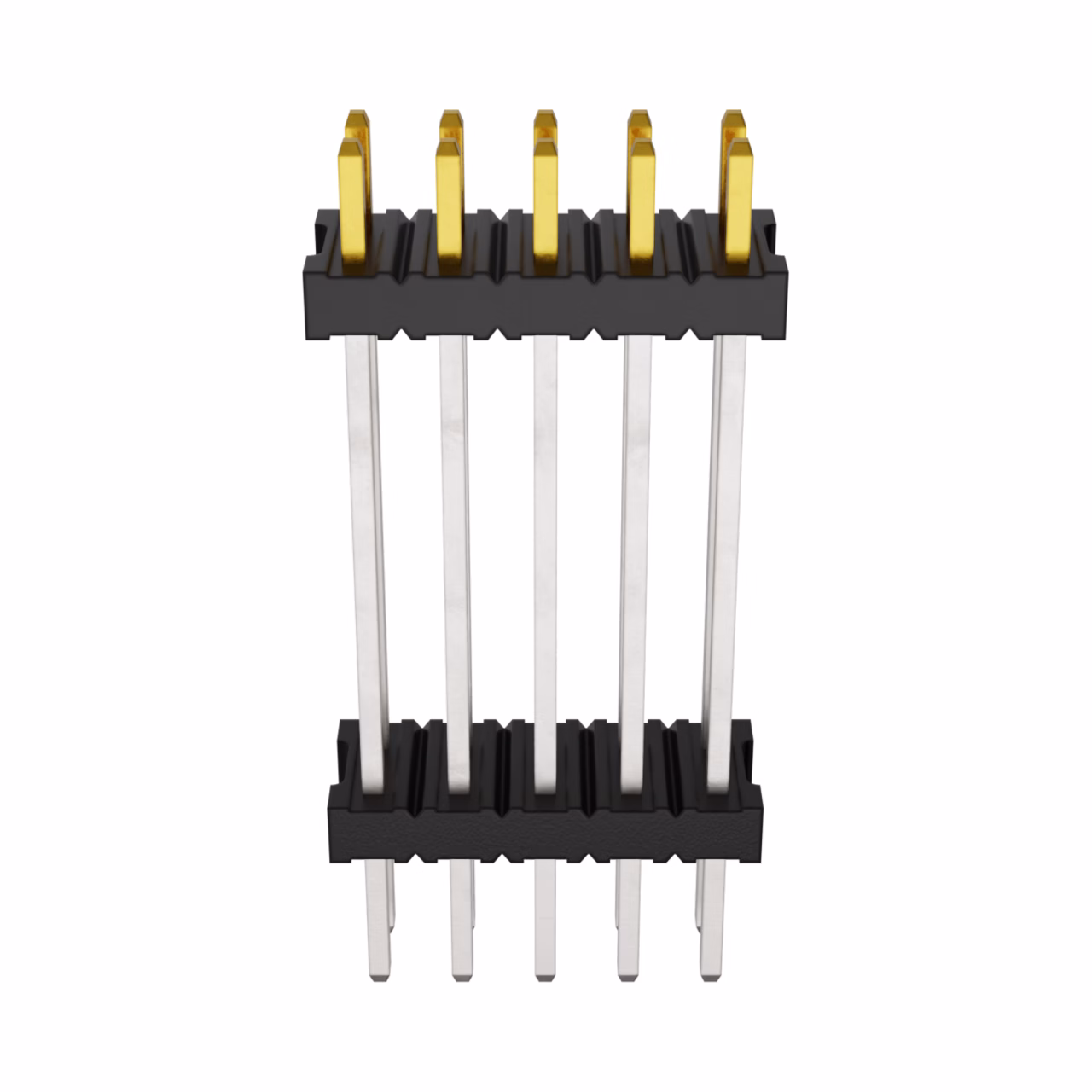 Milli-Grid Header, Dual Row, Dual Body, Through Hole, Vertical, 10 Circuits, 0.75µm Gold (Au) Selective Plating, 14.50mm Stacking Height, Tray, Lead-Free for sale