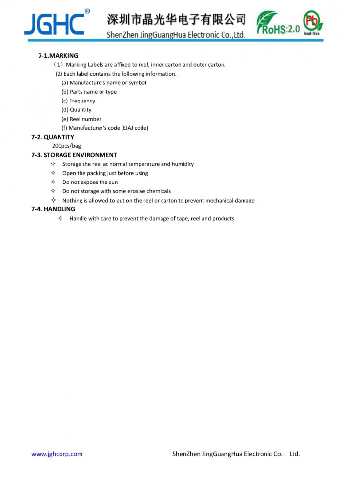 JGHC 9AC06692203080C3 specification page 6