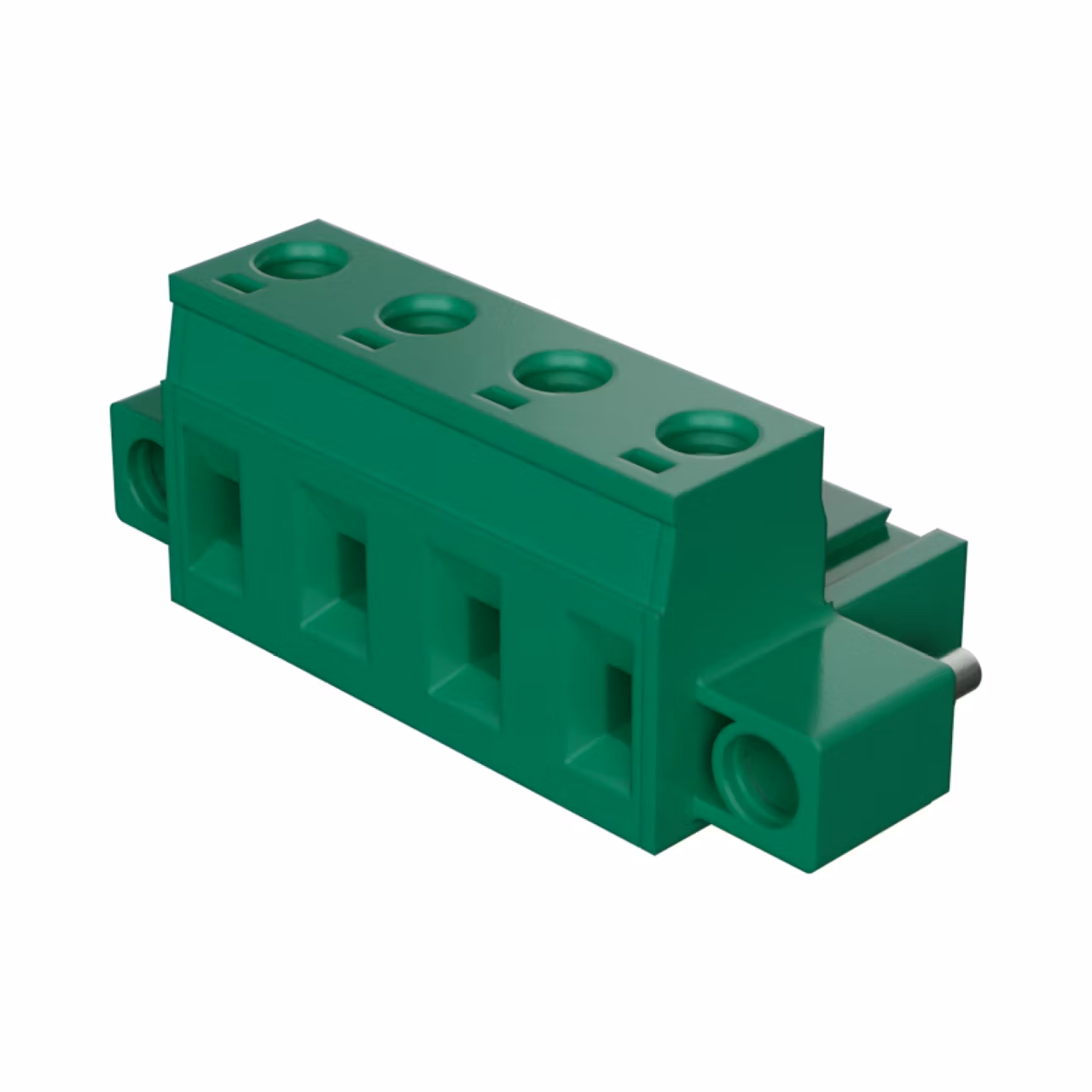 7.62mm Pitch Eurostyle Horizontal Plug, with Retention Screws, 4 Circuits for sale