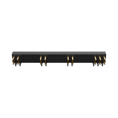 2.00mm Pitch Milli-Grid Header, Right-Angle, Through Hole, 42 Circuits (void at circuits 5-12, 17-24, 29-36), 0.38µm Gold (Au) Plating, Mating Pin Length 4.00mm, Tail Length 2.60mm, Tray, Lead-Free for sale
