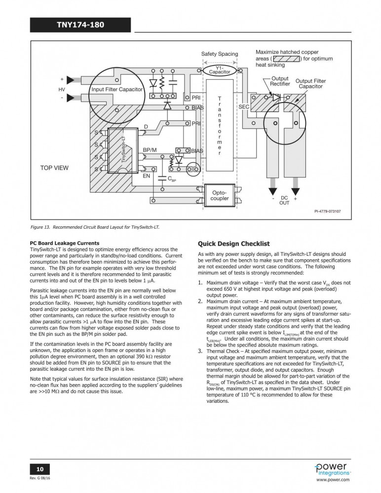 TNY178DG-TL technical document page 10