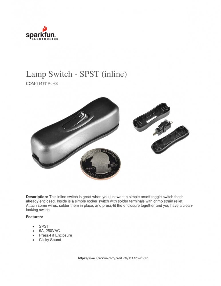 COM-11477 technical document page