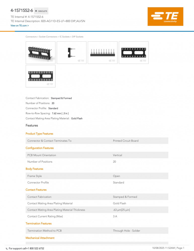 820-AG11D-ES-LF document preview, page 1