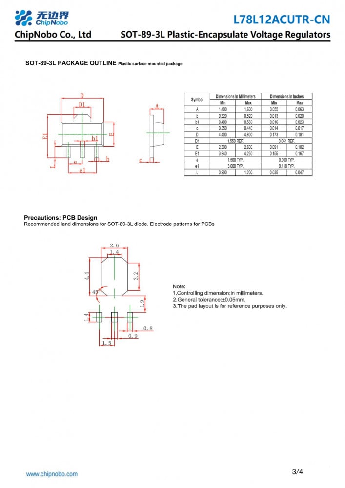 L78L12ACUTR-CN datasheet page 3