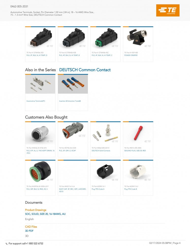 0462-005-2031 technical document page 4