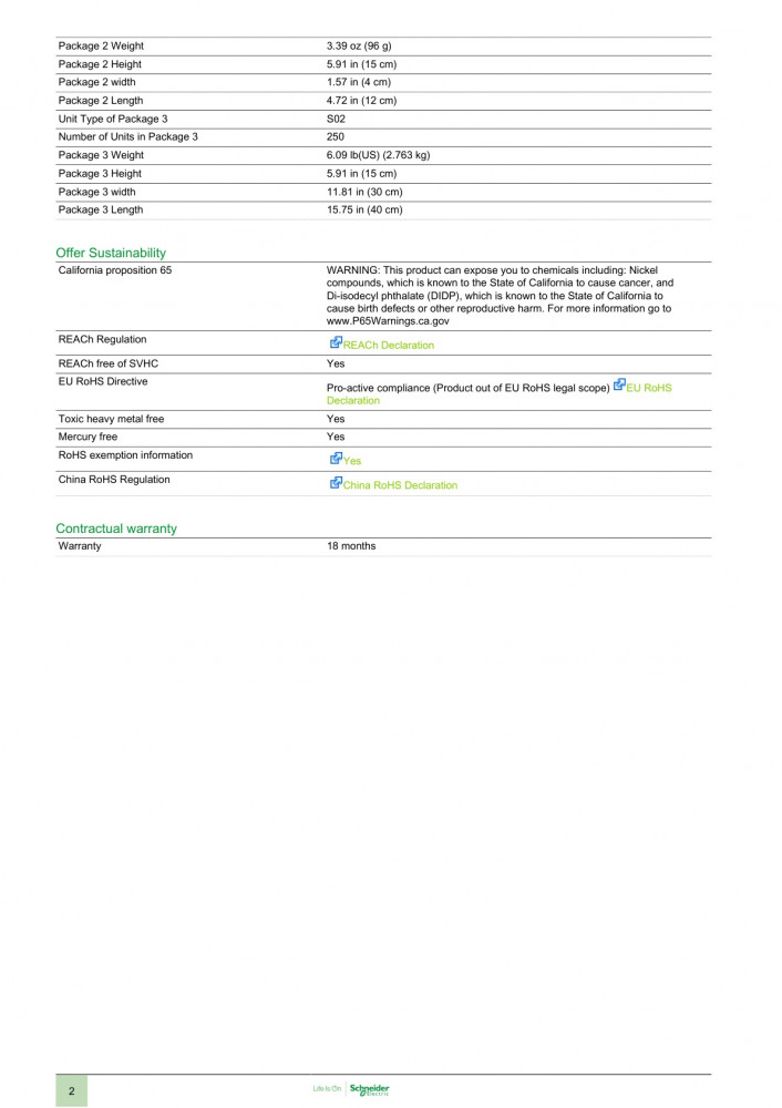 XACA9419 technical document page 2