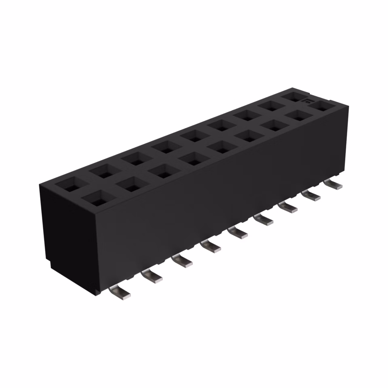 Milli-Grid Receptacle, Surface Mount, Vertical, Top Entry, without Plastic Pegs, without Cap, Tape and Reel, 2.50µm Tin (Sn) Plating, 40 Circuits, Lead-Free