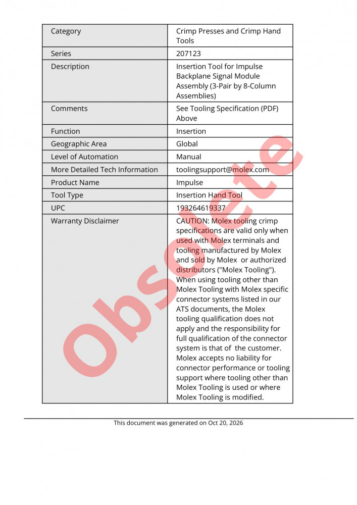 Molex 2002141540 tooling document image, page 2