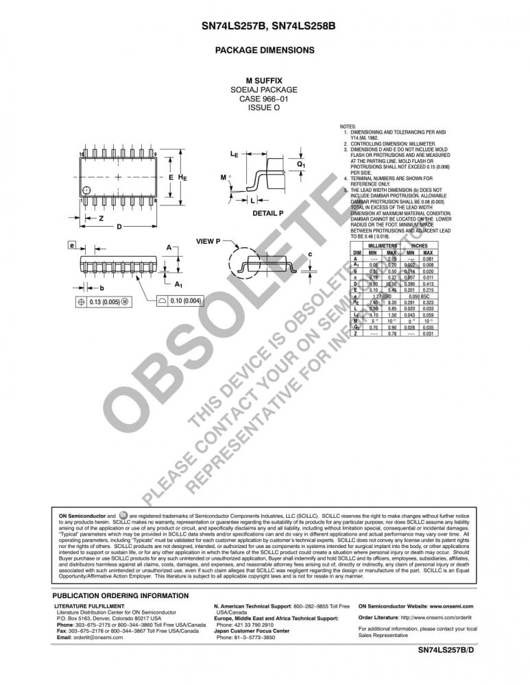 SN74LS258BDR2 datasheet page 8
