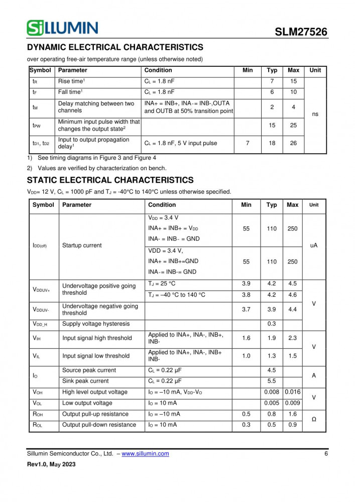 Supplied technical document, page 6