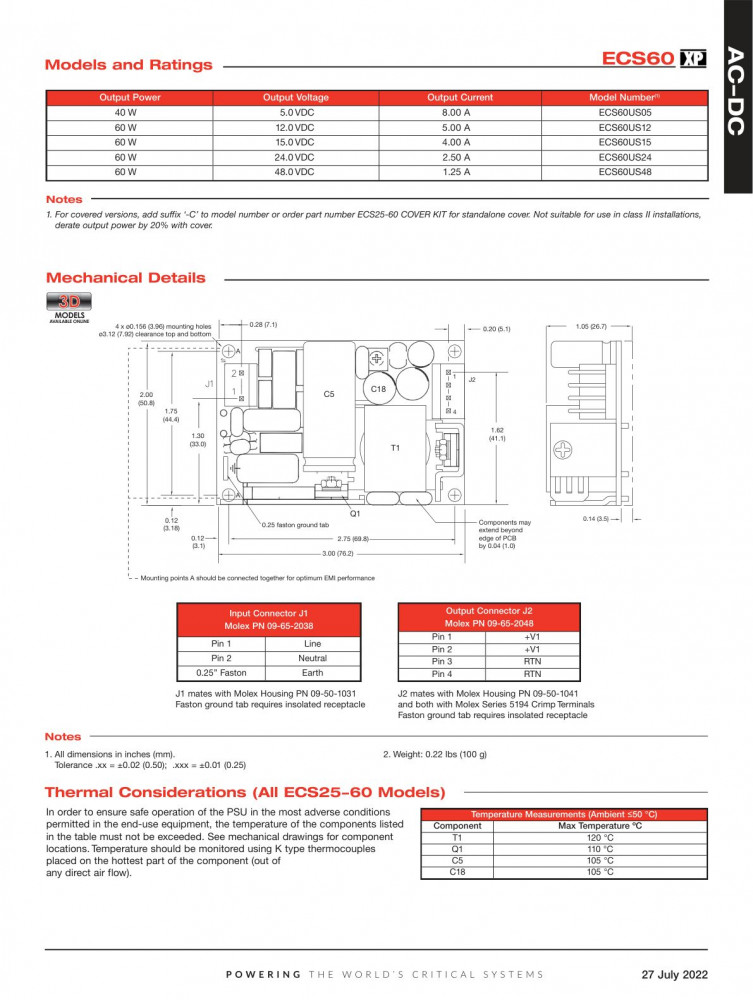ECS Series technical document page 4