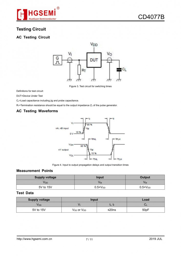 CD4077BM/TR datasheet page 7