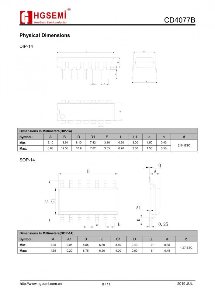CD4077BM/TR datasheet page 8