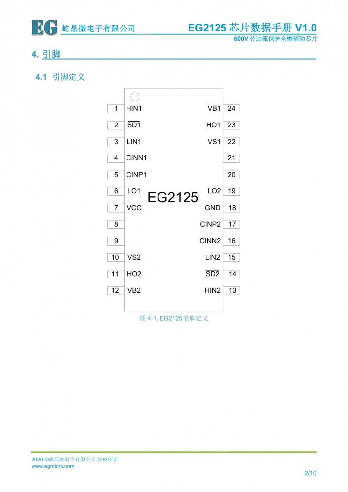 EG2125 datasheet page 5