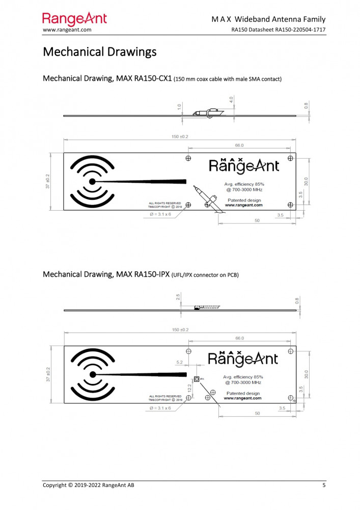 RangeANT MAX antenna document page 5