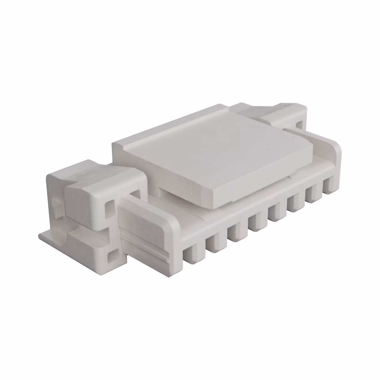 Micro-Lock Plus TPA Type Receptacle Housing, 1.25mm Pitch, Low-Halogen, Single Row, Positive Lock, 8 Circuits, Natural (White) for sale