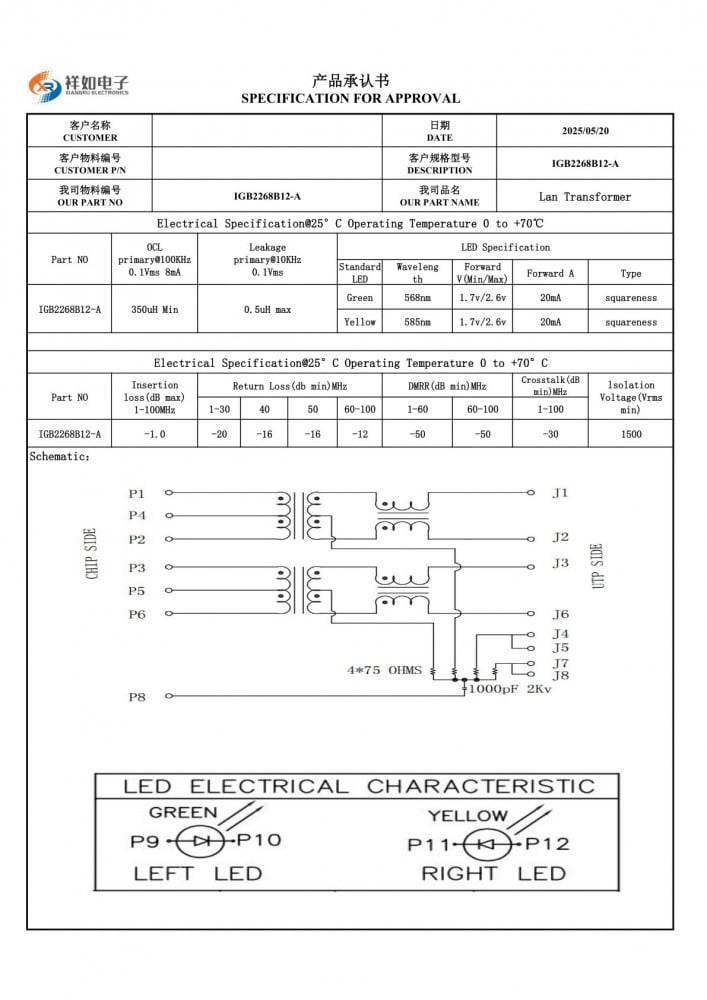 IGB2268B12-A approval document page 3