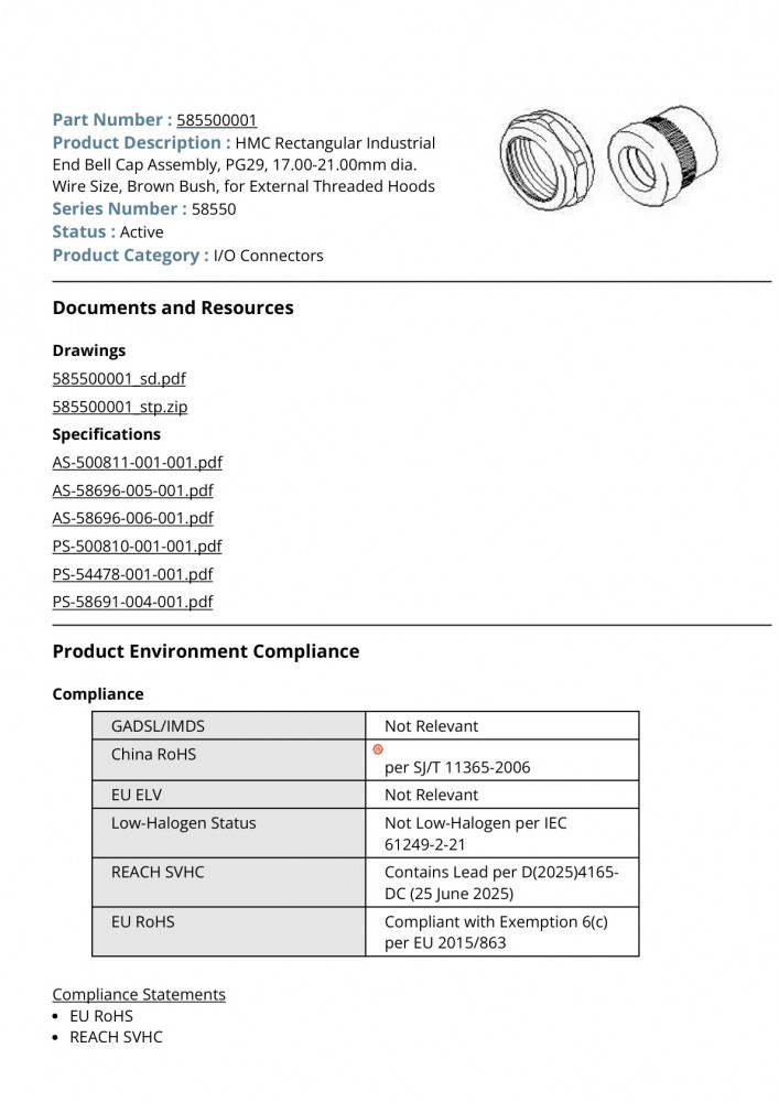 585500001 technical drawing preview, page 1