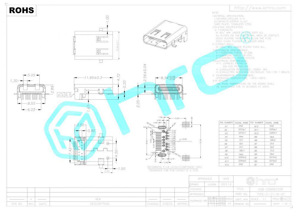 TYPE-C-31-M-47 technical drawing preview