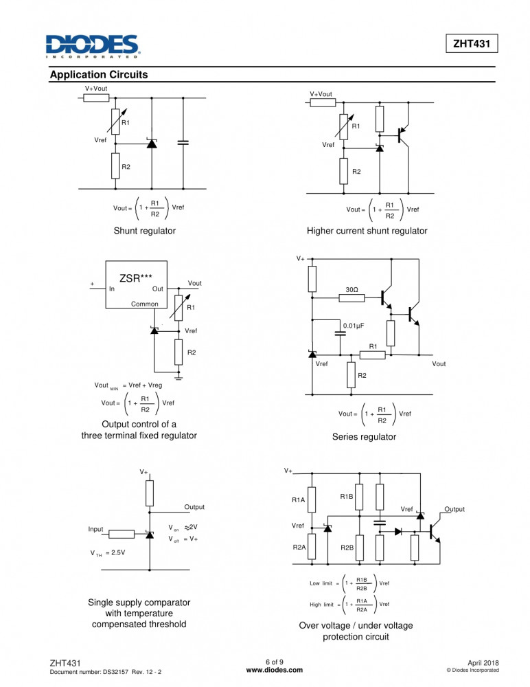 ZHT431F02TA datasheet page 6