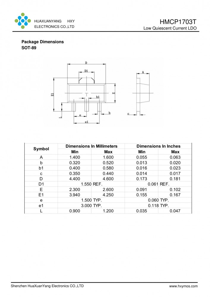 HMCP1703T datasheet page 4