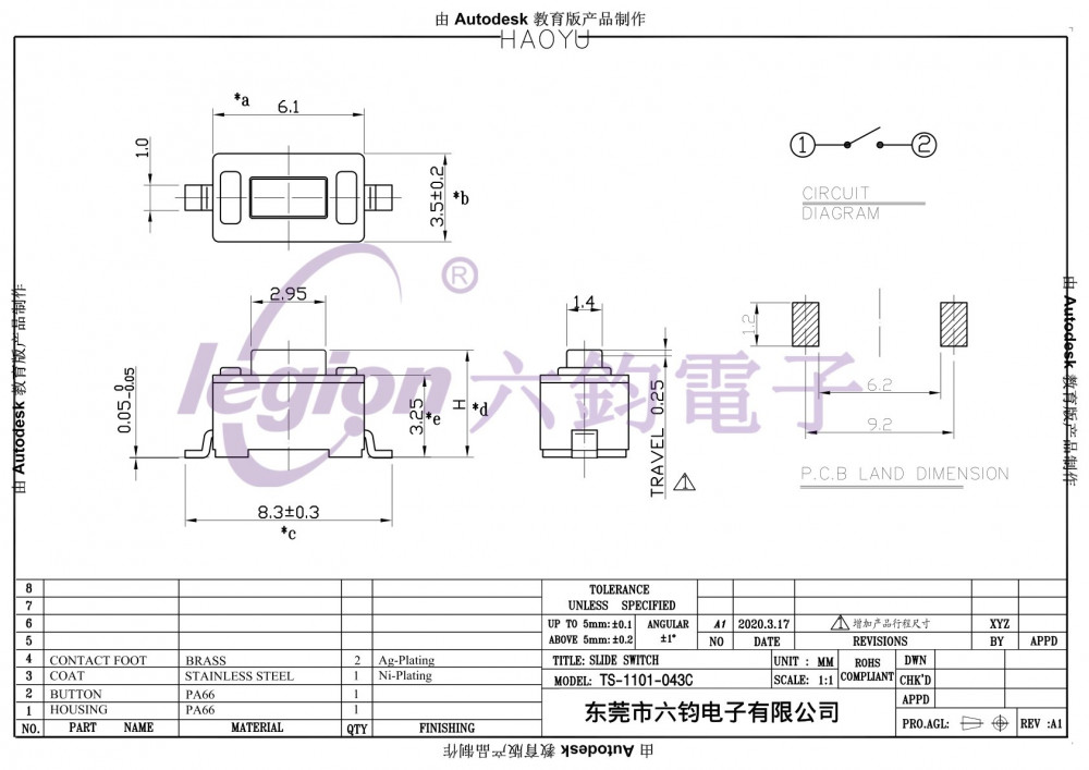 Legion TS-1101-043C product document preview