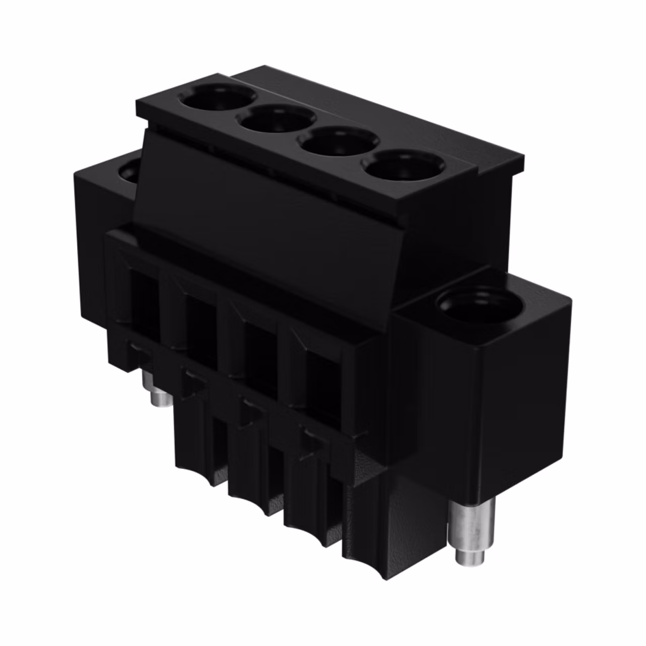 3.81mm Pitch Eurostyle Vertical Plug, with Retention Screws, Rear Wire Entry, 4 Circuits for sale