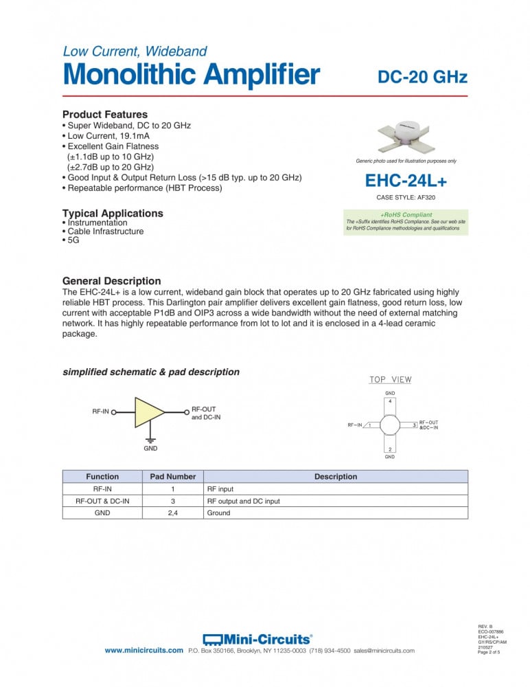 EHC-24L+ datasheet page 2