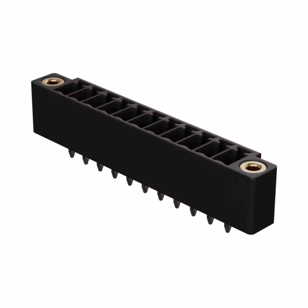 3.50mm Pitch Eurostyle Vertical PCB Header, with Threaded Retention Inserts, 11 Circuits for sale