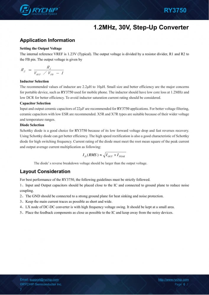 RY3750 datasheet page 6