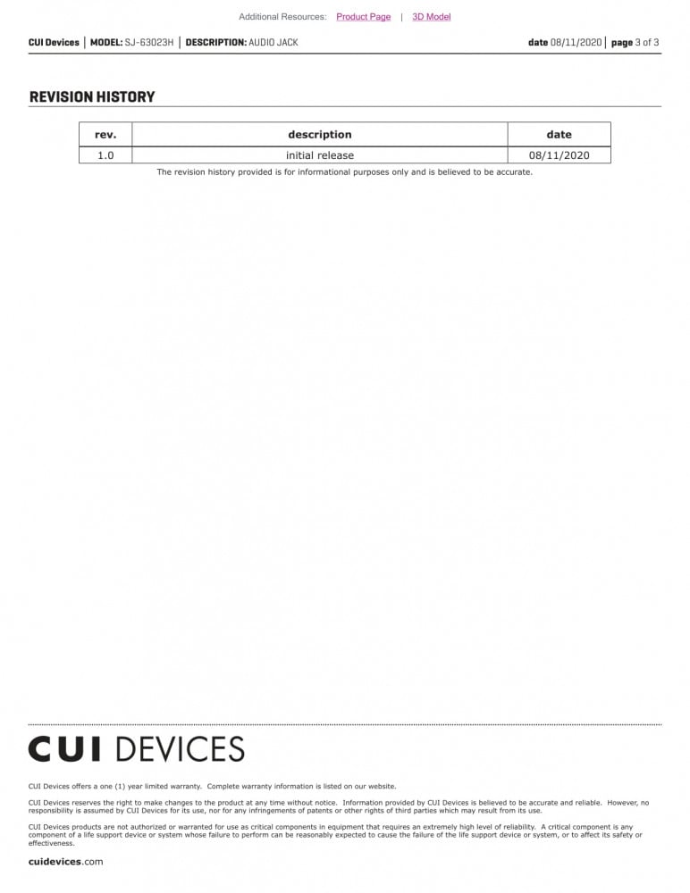 SJ-63023H technical document page 3