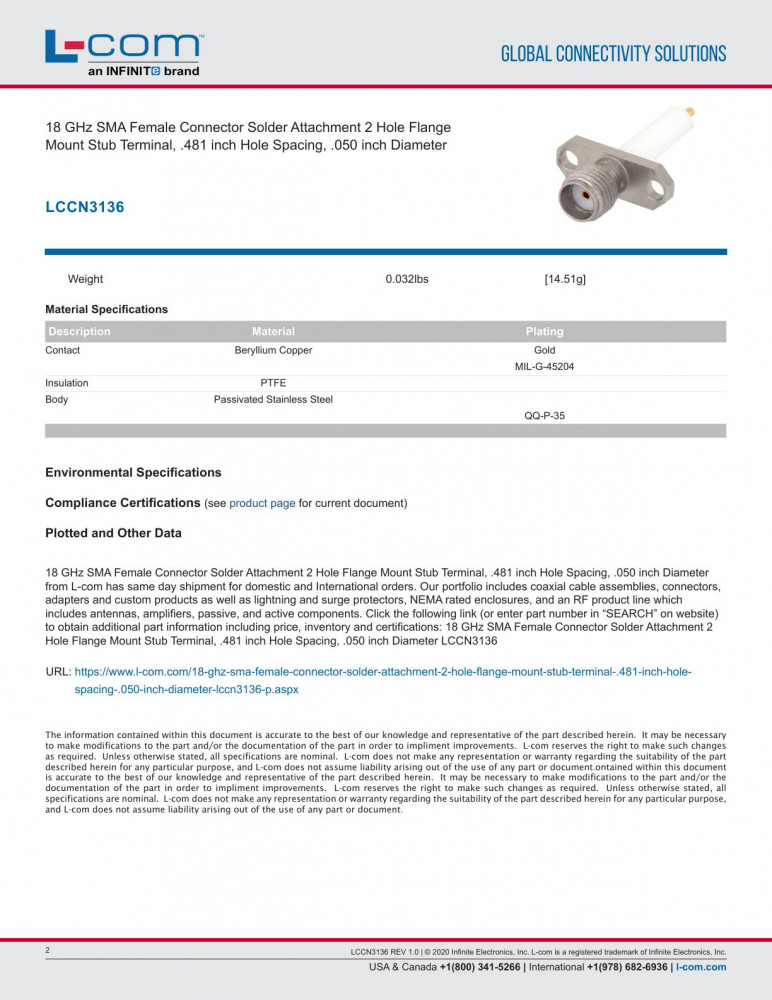 LCCN3136 technical document page 2