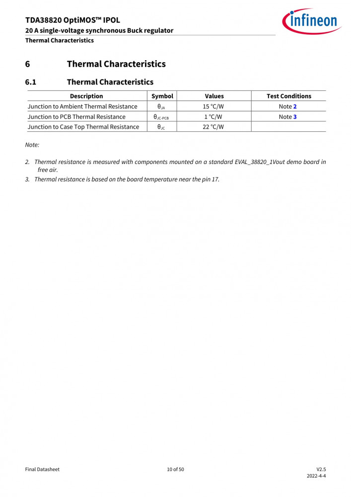 TDA38820AUMA1 datasheet page 10