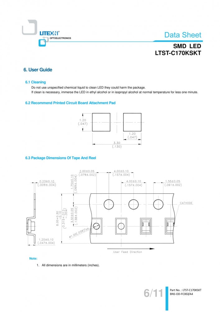 LTST-C170KSKT datasheet page 7