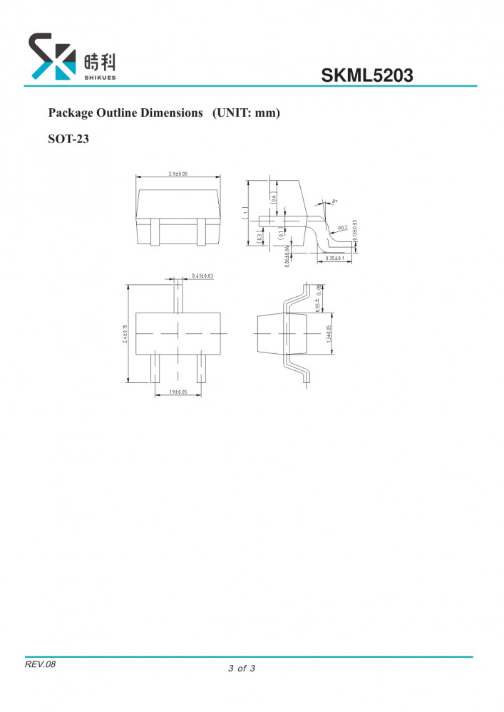 SKML5203 datasheet page 3