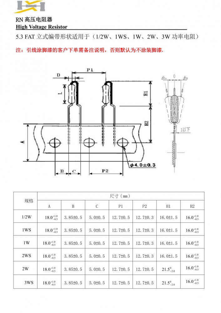 RN resistor approval sheet page 10
