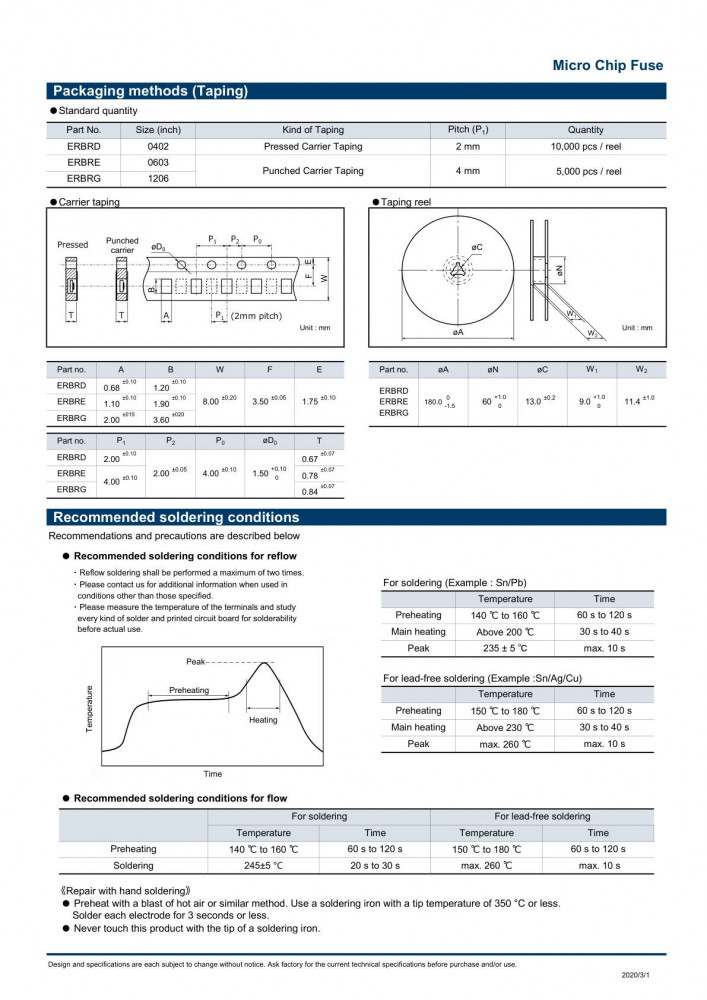 ERB series technical document page 4