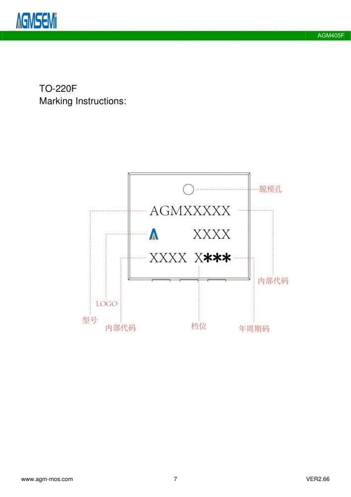 AGM405F datasheet page 7