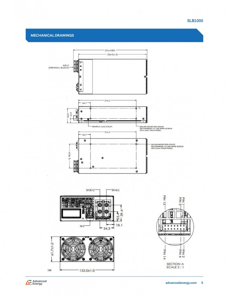 SLB1000 product document page 5