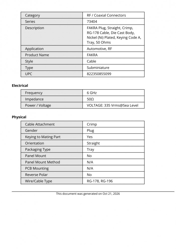 MOLEX 734041080 product document image, page 2