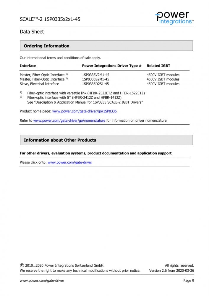 1SP0335S2M1-45 datasheet page 9