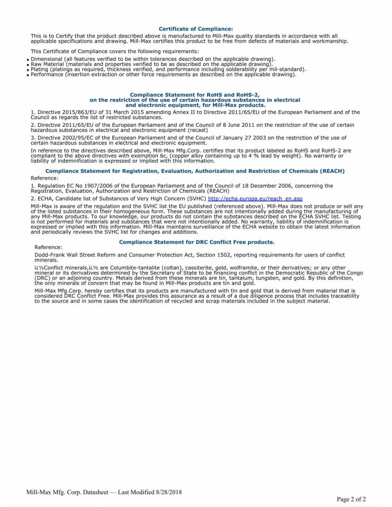 Mill-Max 0900-0-15-20-76-14-11-0 technical document page 2