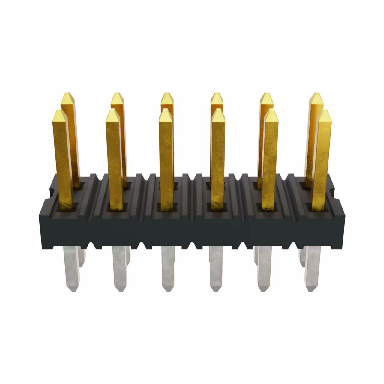 2.00mm Pitch Milli-Grid Header, Vertical, Through Hole, 12 Circuits, 0.76µm Gold (Au) Plating, Mating Pin Length 4.00mm, Tail Length 2.60mm, Tray, Lead-Free for sale