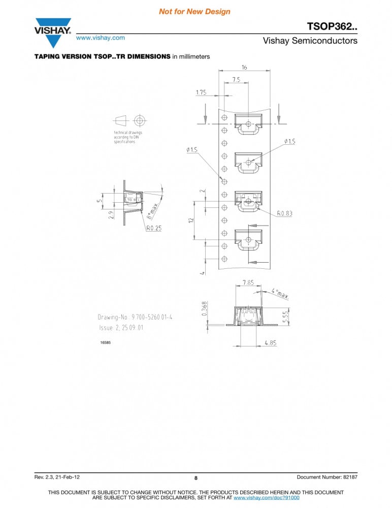 TSOP36240TT datasheet page 8