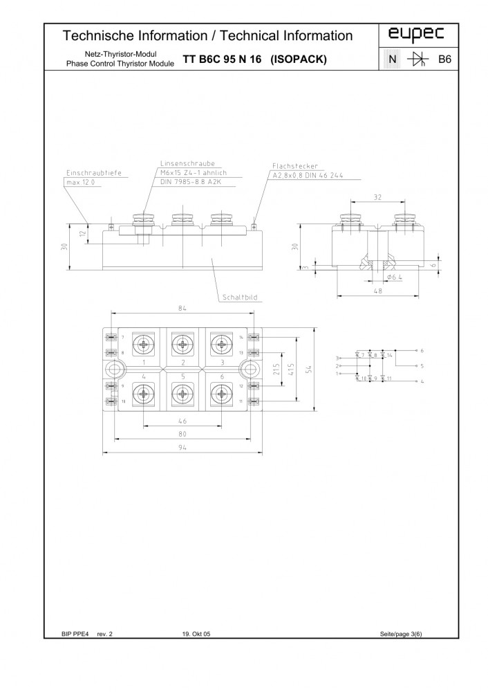 TDB6HK95N16LOF datasheet page 3